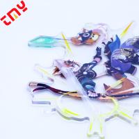 China Custom Printed Acrylic Standee With Base Clear Table Display Double Sided Thick Cartoon Character Anime for sale