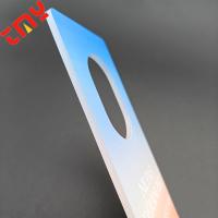 China Custom PVC Do Not Disturb Sign Hotel Door Hanger 240x85mm Digital Printing for sale