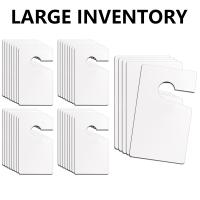 China Custom PVC Blank Writable Waterproof Shipping Plastic Tags 0.76mm Thickness Reusable for Parking School Mall for sale