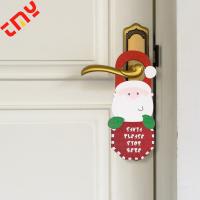 China Custom Printed Plastic Merry Christmas Hanging Tags 120x70mm for Room Decoration for sale