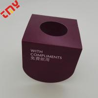 China Custom PVC Plastic Bottle Neck Hang Tag Waterproof 0.76mm Thickness 60x60mm for sale
