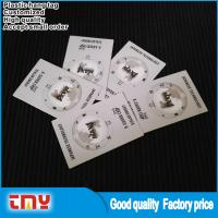 China Custom PVC Hang Tags Die Cut 0.76mm Thick Round Plastic Tags with HD Printing for sale