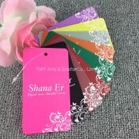 China Custom Clear Frosted PVC Tags Rectangle Round 0.76mm Thickness for Garment Labeling for sale