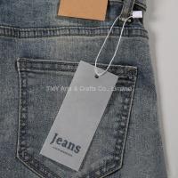 China Custom Clear Frosted PVC Tags Rectangle Round 0.76mm Thickness for Garment Labeling for sale