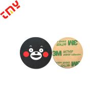 China RFID Anti Metal NFC Round Tag Labels 40mm 13.56 MHz Blank Coin Sticker for Asset Tracking for sale