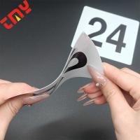 China Custom Double Side Printing Acrylic Table Number Sign 10.2x9.5cm for Wedding Restaurant for sale