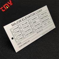 China Custom Laser Engraved Metal Sign 120x50mm Aluminum Stainless Steel Industrial Asset Tag for sale
