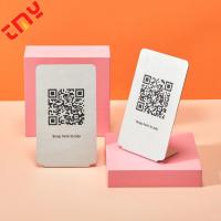 China Custom Personalized Metal Display Tags Engraved And Printed Custom Qr Code For Restaurant Cafe Table Menu for sale