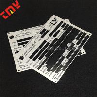 China Customize Metal Industrial Label Tag Equipment Data Plates Tags for Common Elements for sale