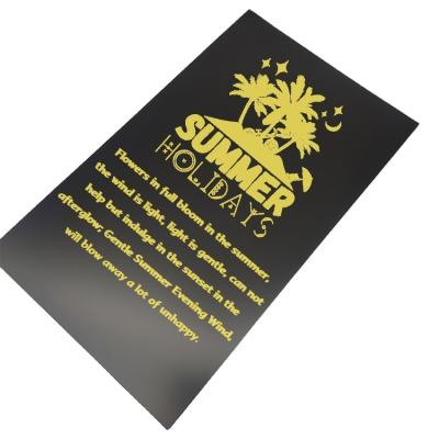 China Customized Metal Plaque Sign 25cm x 15cm Matte Finish Aluminum Stainless Steel for Home Decor for sale