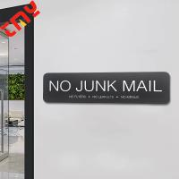 China Custom Black Frosted Aluminum Sign 1mm Sponge Glue Silk Screen Laser Engraving for Warehouse Office Toilet for sale