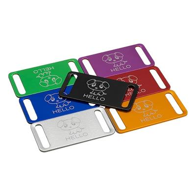 China Customized Stainless Steel Dog Tag 43.5x22.5mm Laser Engraved for Pet ID for sale