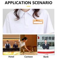 China Custom Eco-Friendly Wooden Name Badges 75x35mm with Pin or Magnetic Back Personalized Engraved Logo for sale