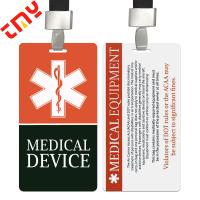 China Custom Printed PVC ID Badge with Lanyard Set 120x73mm for Conference VIP Exhibition Work Badge for sale