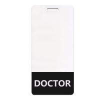 China Custom PVC RN Nurse Badge Card 4.5x8.125 inch Heavy Duty Spill Proof Tear Resistant ID Badge for sale