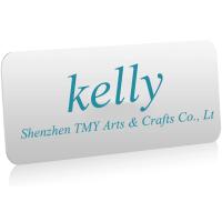 China Custom Aluminum Sublimation Blanks White Metal Name Tag Badges 76x35mm for Logo Printing for sale
