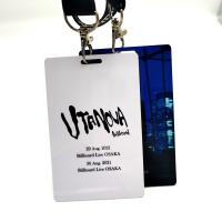 China Custom Printed PVC Laminated ID Card with Lanyard 85x54mm for School Office for sale