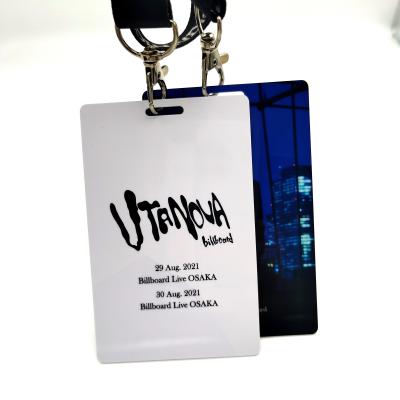 China Custom Printed PVC Laminated ID Card with Lanyard 85x54mm for School Office for sale