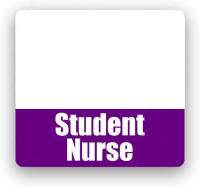 China Custom Logo Hospital Name Badges for Doctors Nurses Black PVC 120x73mm for sale