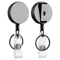 China Wholesale Custom Heavy Duty Medical Badge Reels 32mm Sublimation Blanks for Printing with Metal Clip for sale