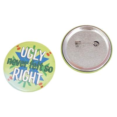 China Custom Magnetic Tin Badges 110x80mm Round Square Logo Pins No Pin Damage for sale