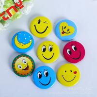 China Custom Magnetic Tin Badges 110x80mm Round Square Logo Pins No Pin Damage for sale