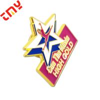 China Custom Hard Enamel Lapel Pins Zinc Alloy Iron Die Cast 1.5-2mm Thick Logo for sale