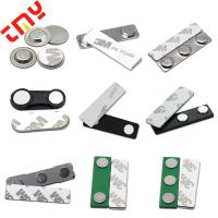 China Caution Magnetic Name Badge Tag 45x13mm with Neodymium Holder for Safety ID for sale