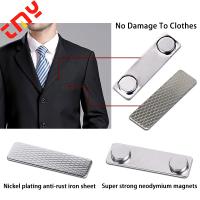 China Caution Magnetic Name Badge Tag 45x13mm with Neodymium Holder for Safety ID for sale