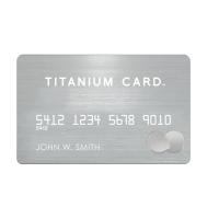 China Custom Brushed Titanium Business Card Blank 0.3mm 0.8mm for Laser Engraving for sale