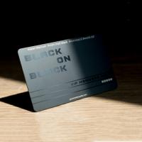 China Custom Brushed Titanium Business Card Blank 0.3mm 0.8mm for Laser Engraving for sale