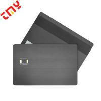 China Custom Blank Contactless Metal Credit Card 85x54mm with 4442 4428 Chip Slot and Magnetic Stripe for sale