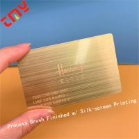 China Custom Printed Metal Mirror Brass Finish Business Card 86x54mm Hollow Pattern for sale