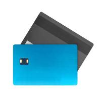 China Custom Metal Credit Card Blanks 4442 4428 Chip NFC 13.56MHz Waterproof 0.76mm for sale