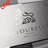 China Custom Stainless Steel Metal Mirror Business Card 0.8mm Thickness Laser Engraving for sale