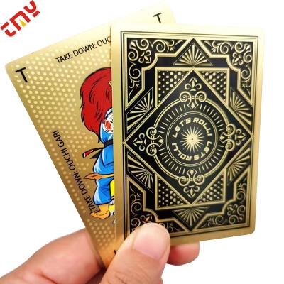 China Customizable MEGA EX Metal Trading Cards 88x63mm UV Printed Stainless Steel Kids Gift for sale