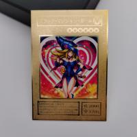 China Custom Gold Stainless Steel Metal Playing Cards 90x60mm Anime UV Printing for sale