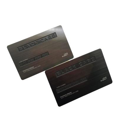 China Custom Die Cut Metal Stainless Steel Business Card 86x54mm Sublimation Embossing for sale