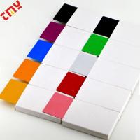 China Anodized Aluminum Business Card Blanks 0.2mm 0.3mm 0.8mm for Laser Engraving Sublimation for sale
