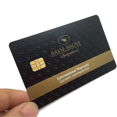 China Custom Printed Metal Credit Card Blank CR80 Standard Size 85.5x54mm Stainless Steel for sale