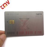 China Custom Printed Metal Credit Card Blank CR80 Standard Size 85.5x54mm Stainless Steel for sale