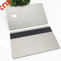China Wholesale Pure Titanium Metal Credit Card Blanks 85x54mm 0.6mm with Chip for Bank Debit Master for sale