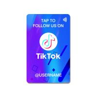 China Custom NFC PVC Business Card 85x54mm for Google Review Social Media Menu QR Code for sale