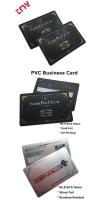 China Custom Spot UV Business Card Printing PVC Card with Embossed 85x54mm for sale