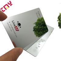 China Custom PVC Plastic Business Cards Glossy Matte Hologram Metallic Finish Full Color Printing 0.76mm Thick for sale