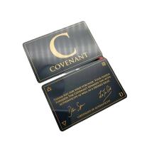 China Custom Writable PVC Plastic Authenticity Warranty Card for Luxury Brand Bag Jewelry Watch for sale