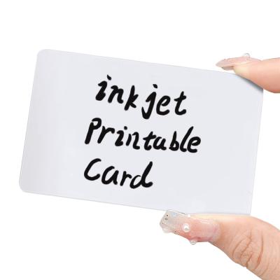 China Custom Sublimation Blank PVC ID Card CR80 85.5x54mm for Student Business Government Printing for sale