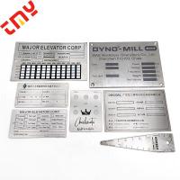 China Custom Metal Safety Sign Plates 0.3-1mm Thick Industrial Warning Equipment Tags for sale