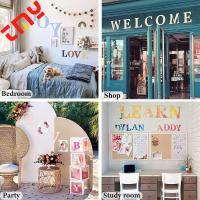 China Custom Laser Cut 3D Wooden Alphabet Letters Unfinished 10x10 inch for Wall Decoration for sale
