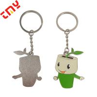 China Custom 3D Hard Enamel Anime Keychain Tag Wholesale Zinc Alloy 50x30mm for sale